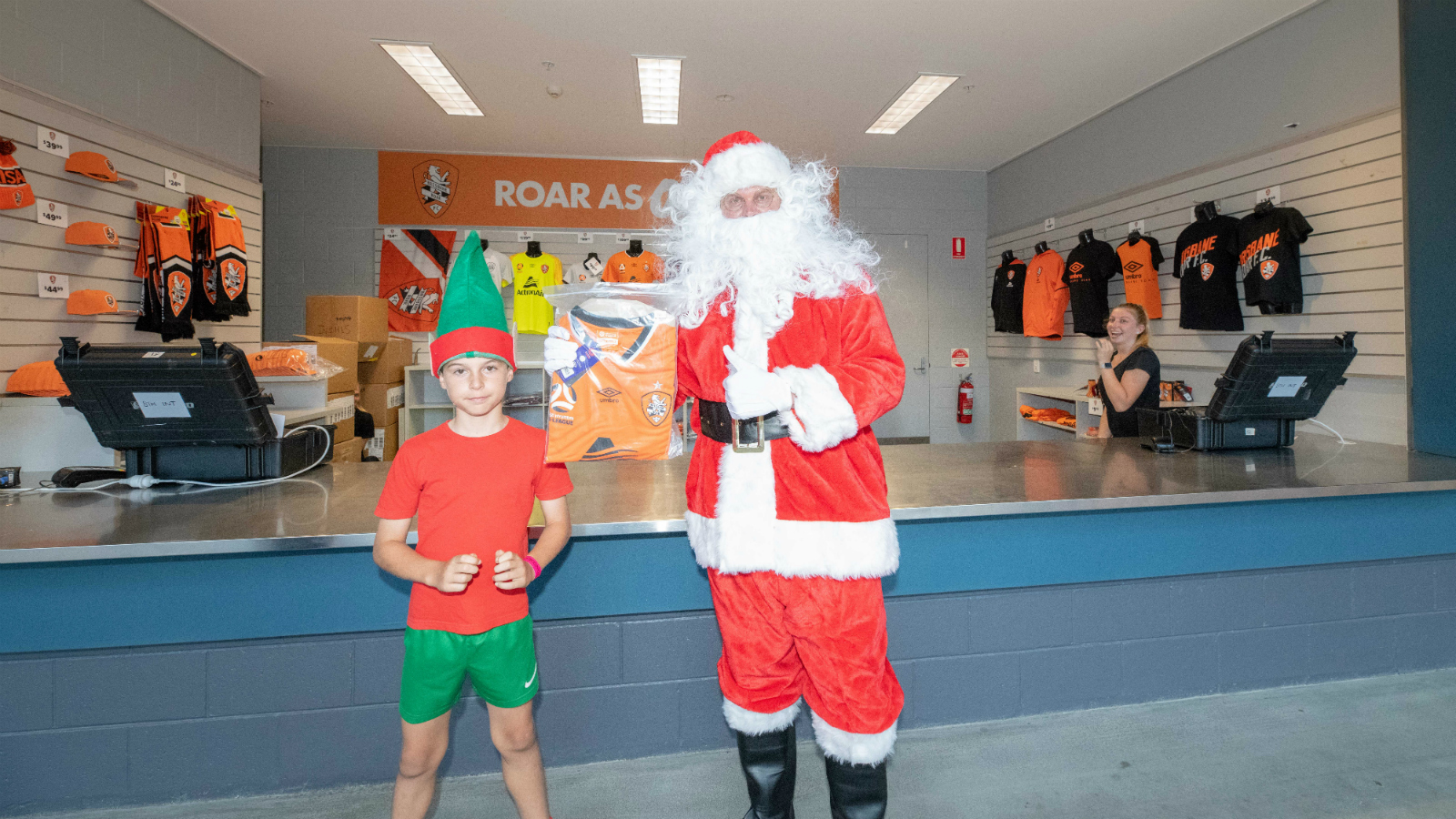 Santa at Suncorp Stadium ? - Brisbane Roar