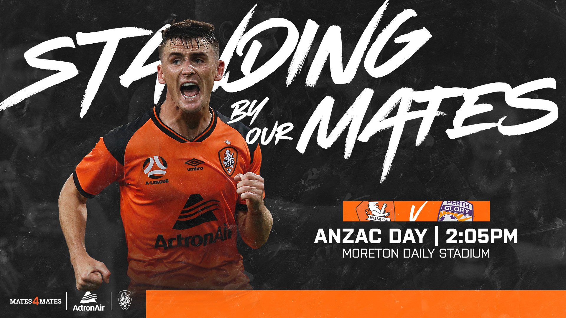 Brisbane Roar proud to support Mates4Mates this Anzac Day - Brisbane Roar