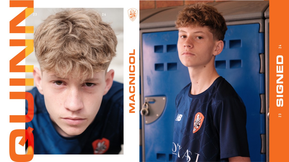 Exciting youngster Quinn MacNicol signs on - Brisbane Roar