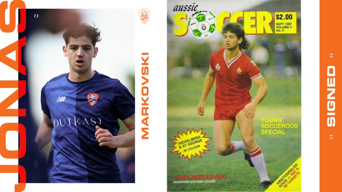 Brisbane Roar secures exciting young striker Jonas Markovski - Brisbane ...