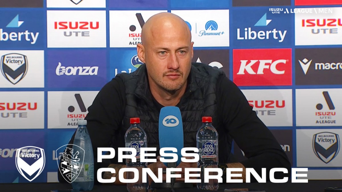 Ruben Zadkovich | Post-Match Press Conference | Melbourne Victory v Brisbane Roar | A-League Men ...