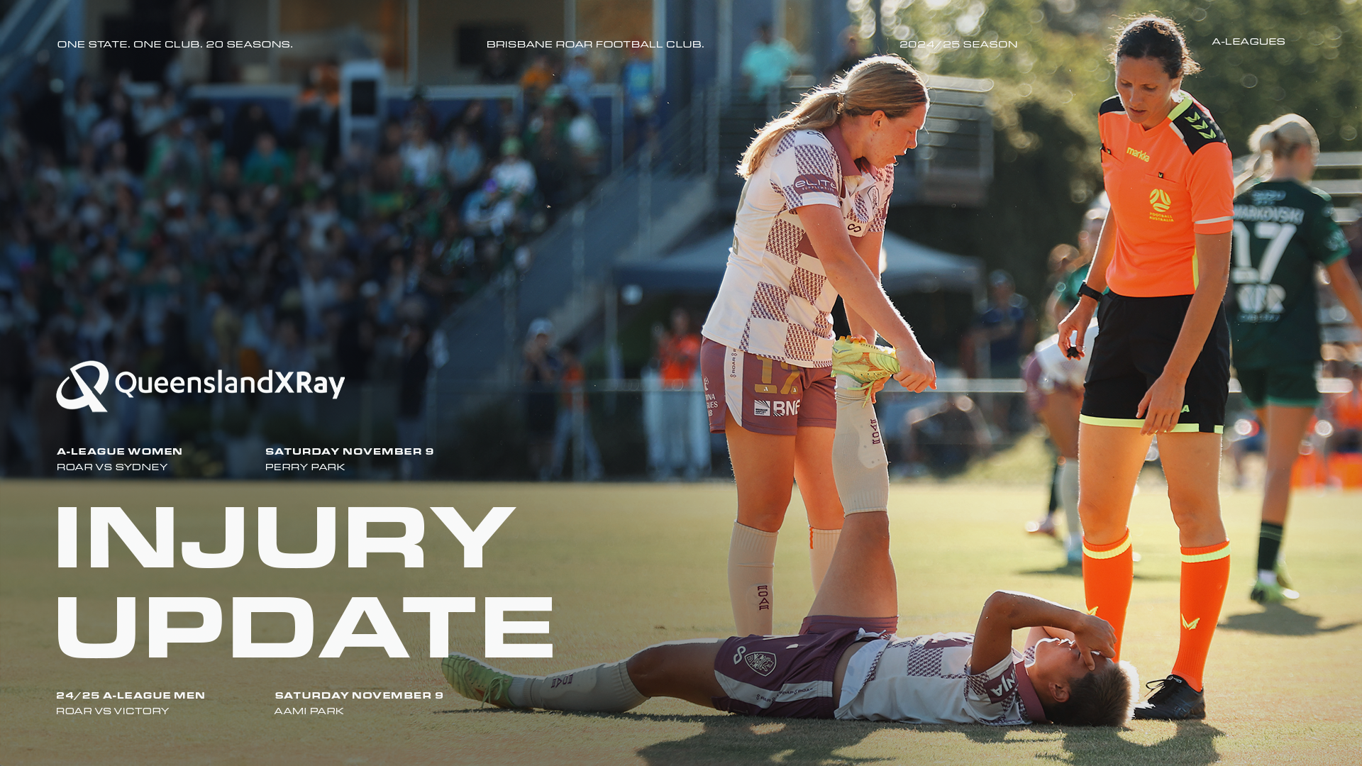 Queensland X-Ray Injury Update: ALW R2 & ALM R4 - Brisbane Roar
