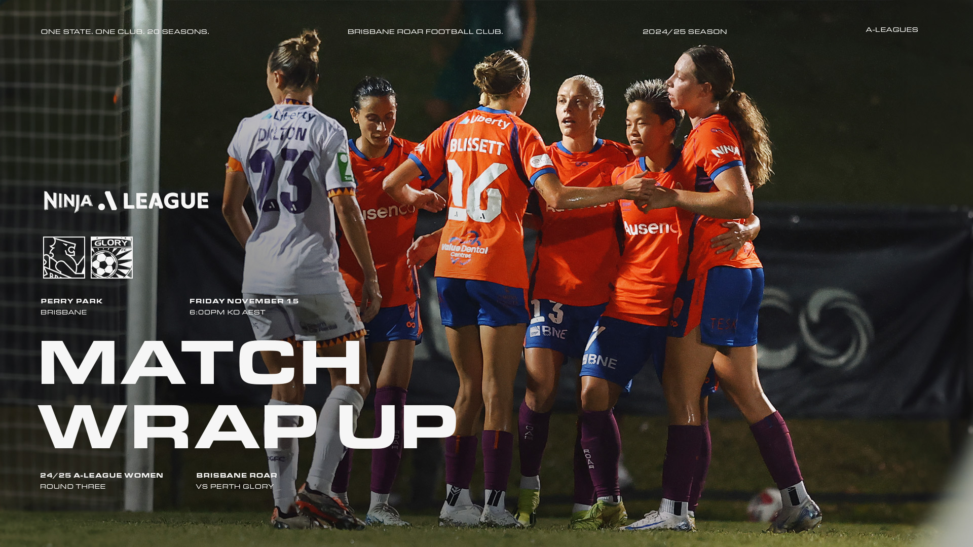 ALW R3 Match Wrap: Brisbane Roar 3-0 Perth Glory - Brisbane Roar