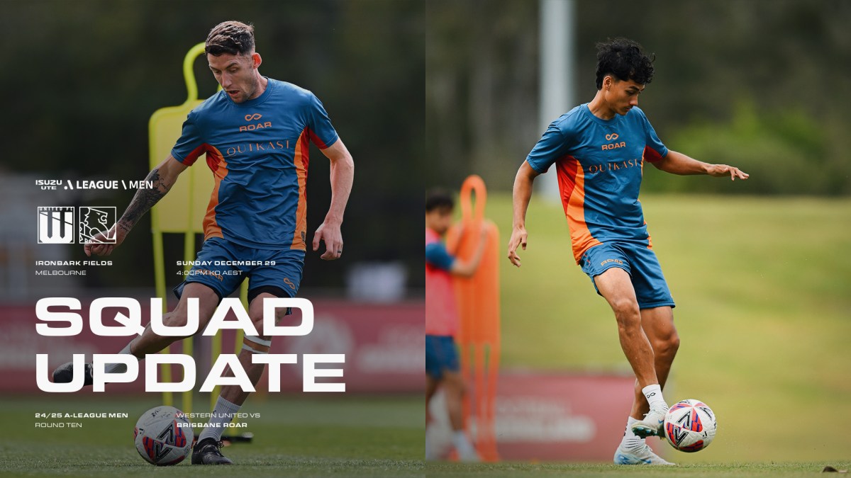 ALM R10 Squad Update: Western United vs Brisbane Roar - Brisbane Roar