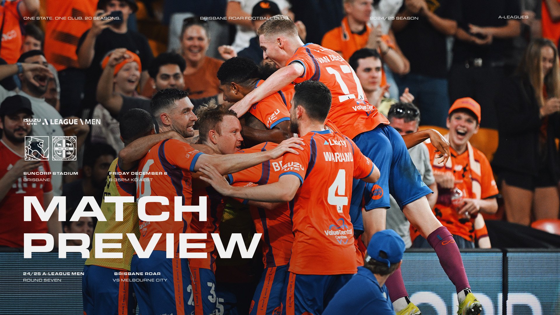 ALM R7 Match Preview: Brisbane Roar vs Melbourne City - Brisbane Roar