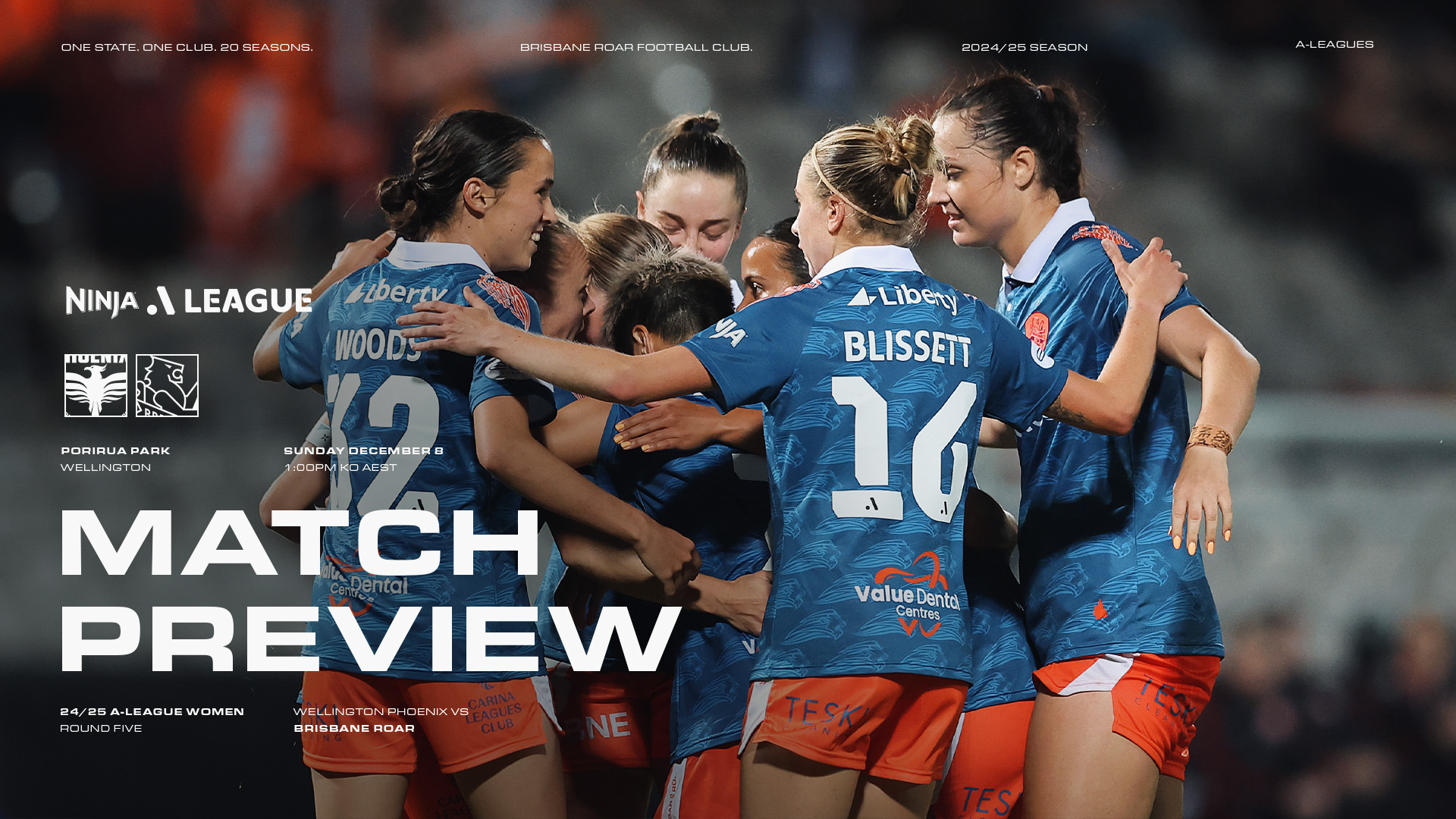 ALW R5 Match Preview: Wellington Phoenix v Brisbane Roar - Brisbane Roar