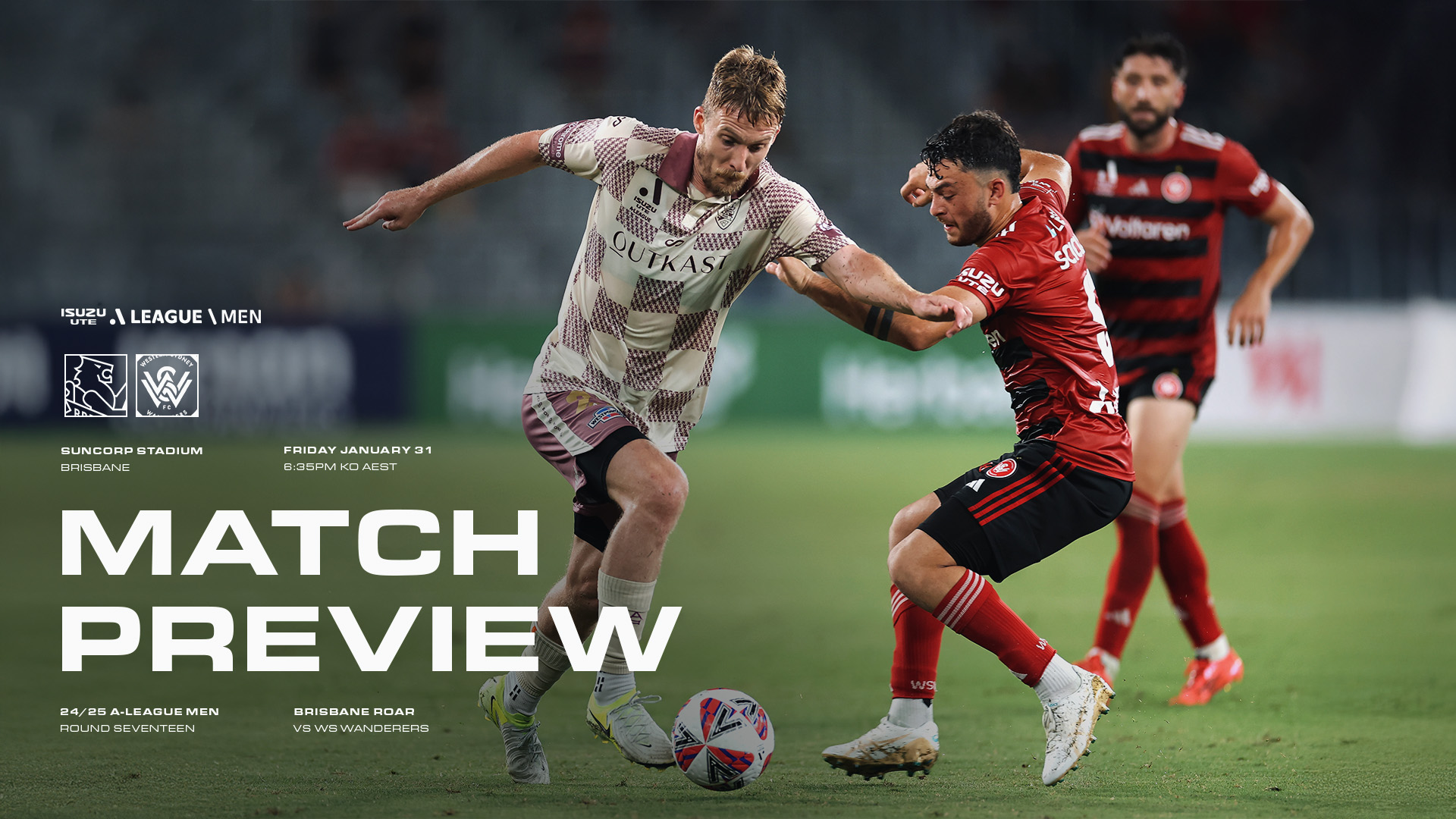 ALM R17 Preview: Brisbane Roar vs Western Sydney Wanderers - Brisbane Roar