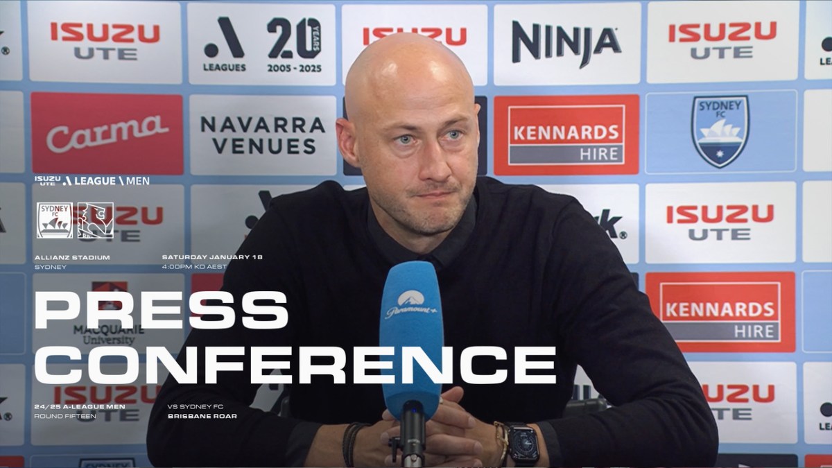 Ruben Zadkovich | Press Conference | Sydney FC v Brisbane Roar | A-Leagues Videos