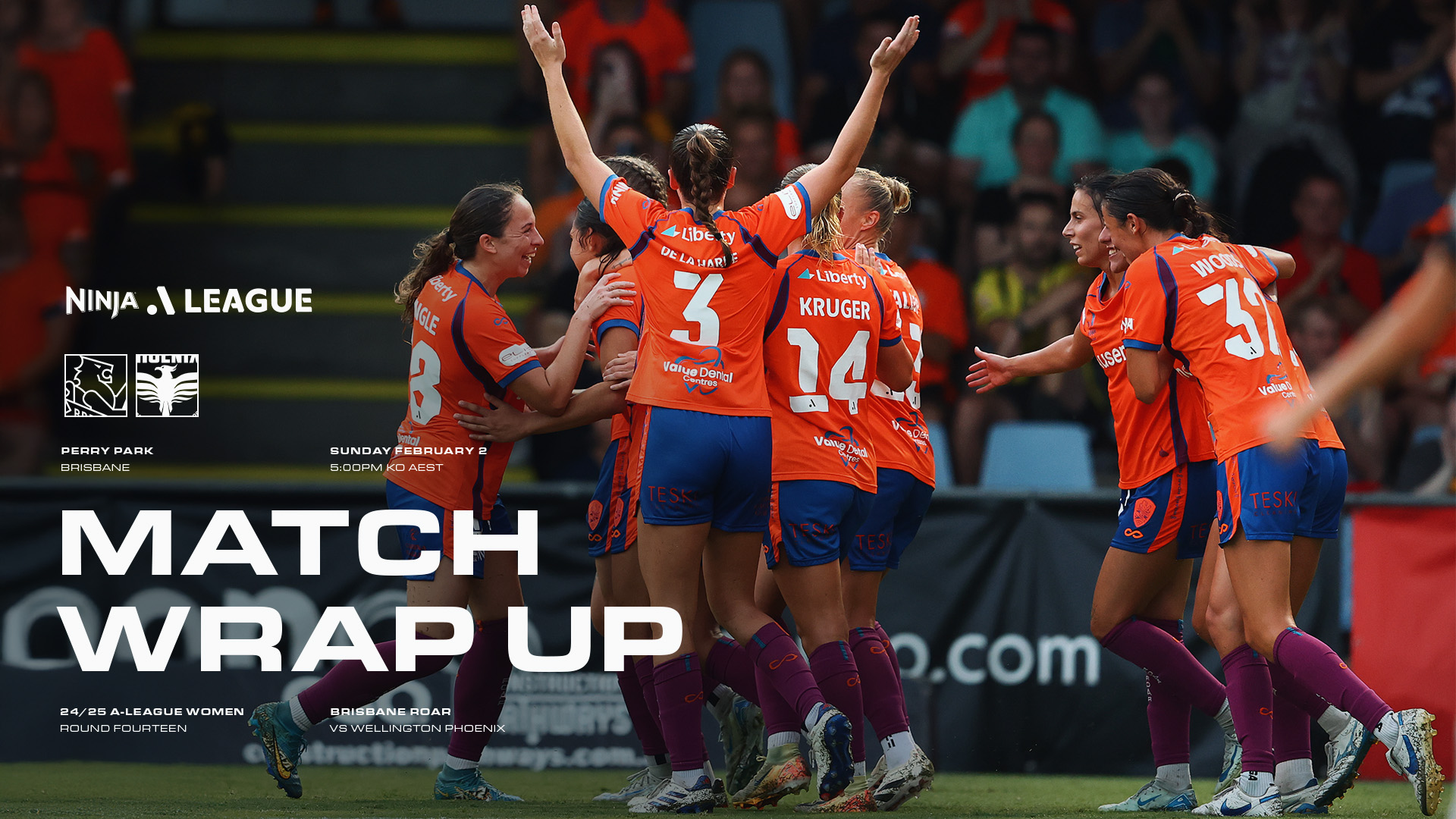 ALW R14 Match Wrap: Brisbane Roar 1-0 Wellington Phoenix - Brisbane Roar