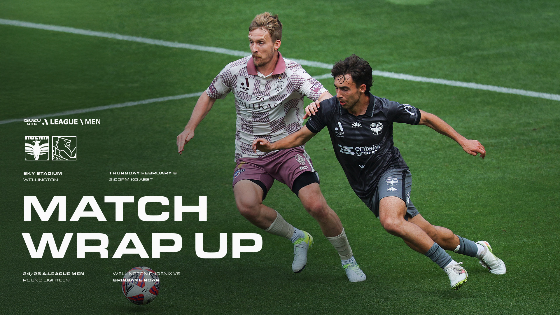 ALM R18 Match Wrap: Wellington Phoenix 1-1 Brisbane Roar - Brisbane Roar