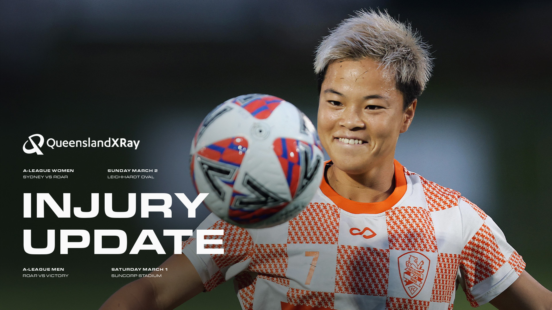 Queensland X-Ray Injury Update: ALM R21 & ALW R17 - Brisbane Roar