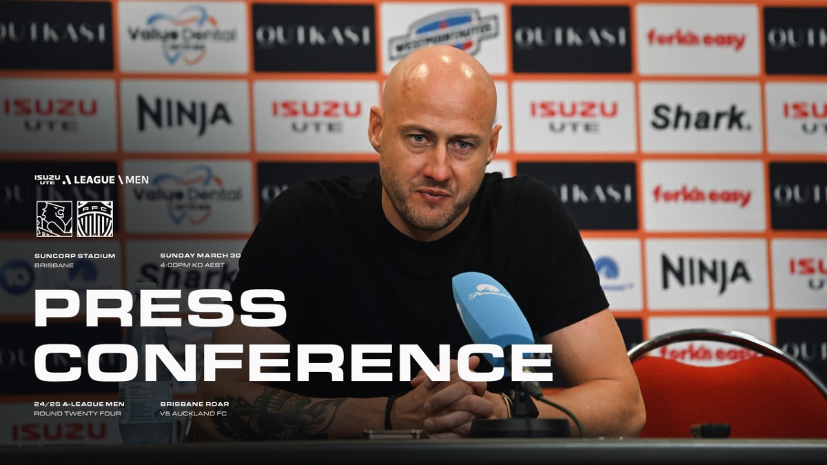 Ruben Zadkovich | Press Conference | Brisbane Roar v Auckland FC | A-League Men Videos