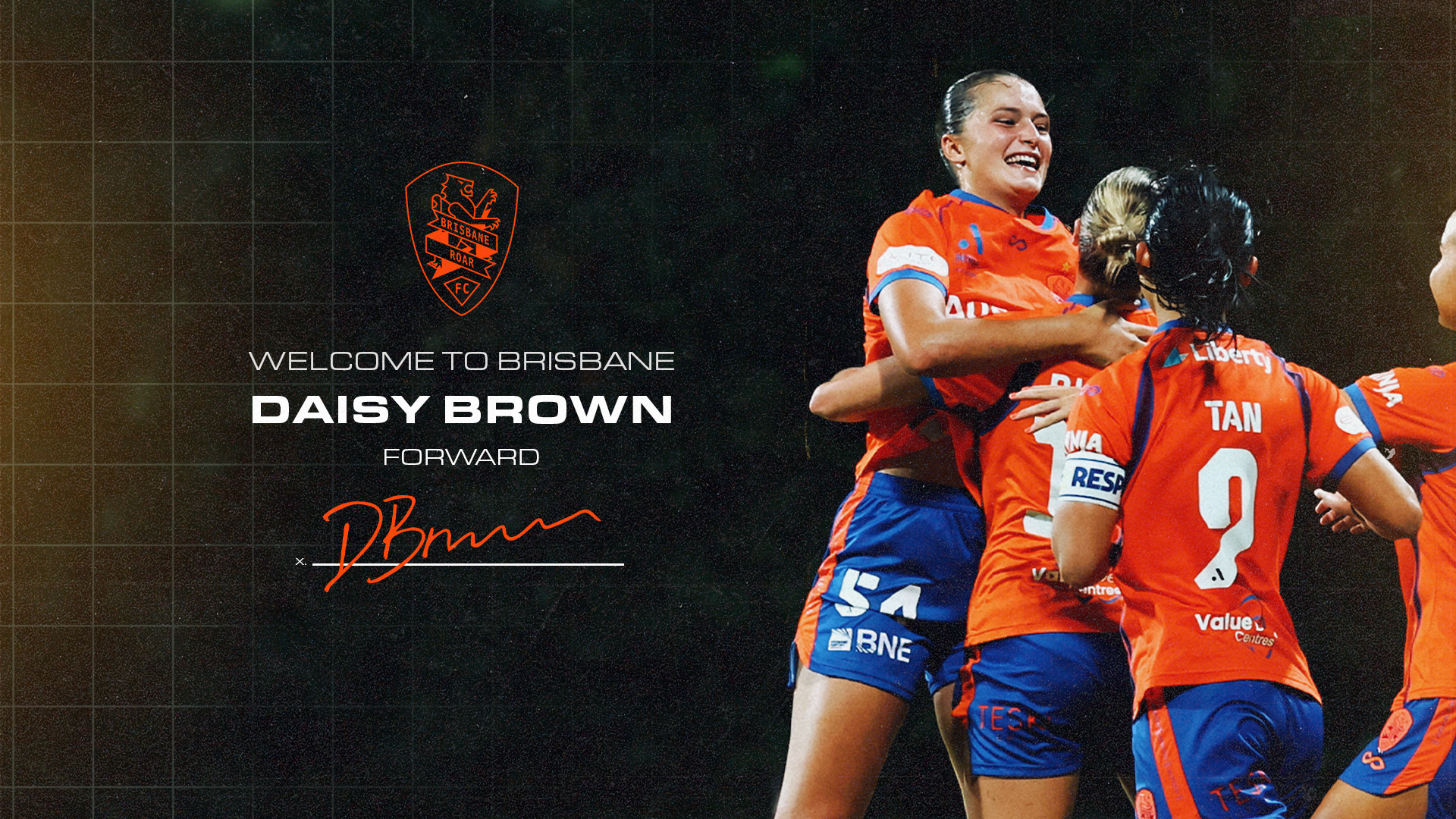 Roar welcome Young Matildas forward Daisy Brown on two-year scholarship ...