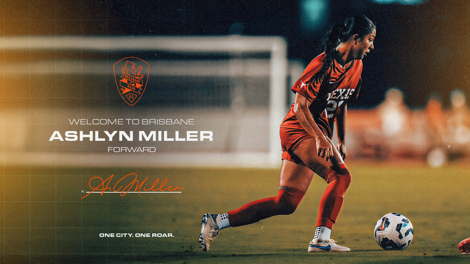 NWSL rising star striker commits to the Roar for 25/26 season ...