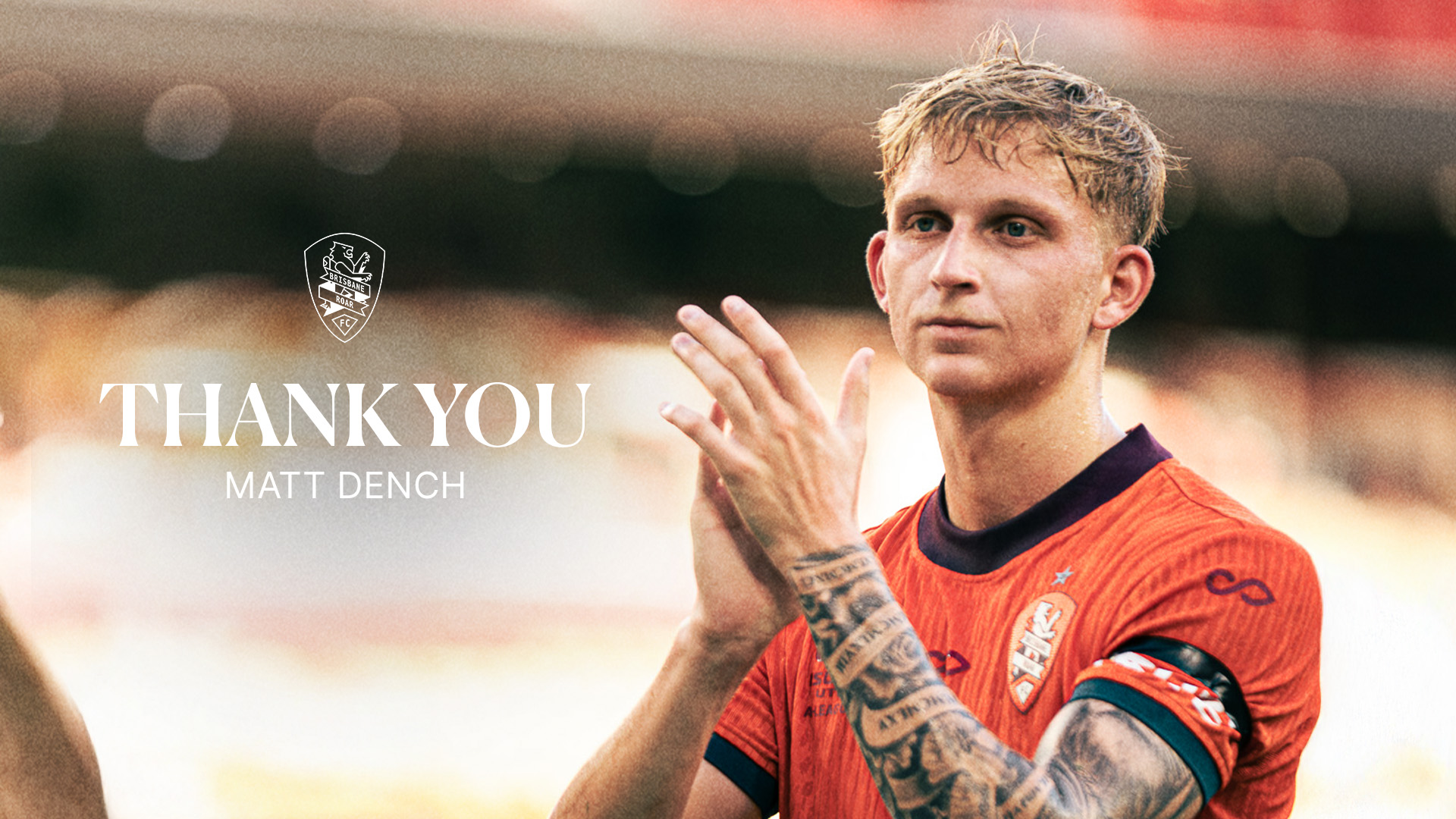 Defender Matthew Dench departs Brisbane Roar - Brisbane Roar