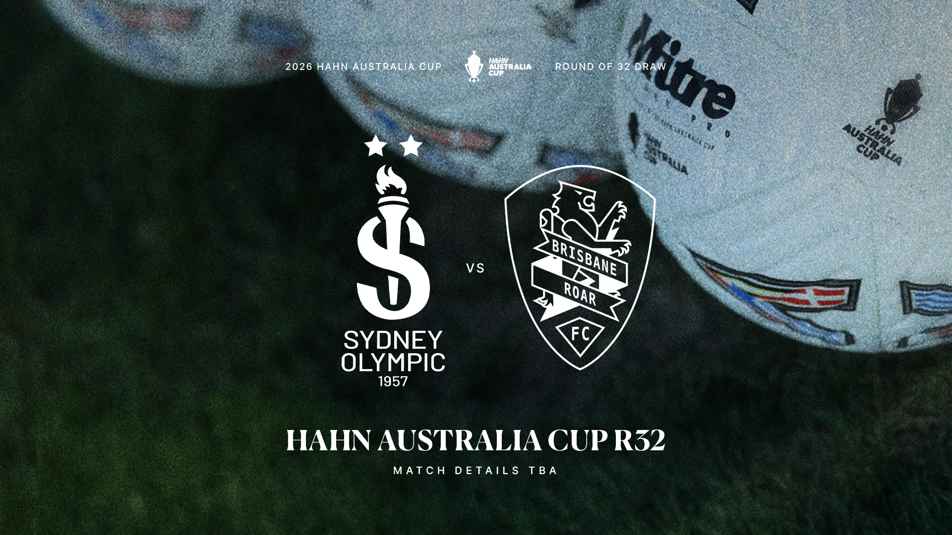 Brisbane Roar to face Sydney Olympic in 2026 Hahn Australia Cup Round ...